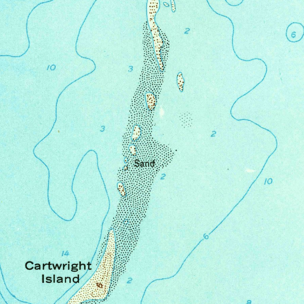 Gardiners Island East, NY (1956, 24000-Scale) Map by United States ...