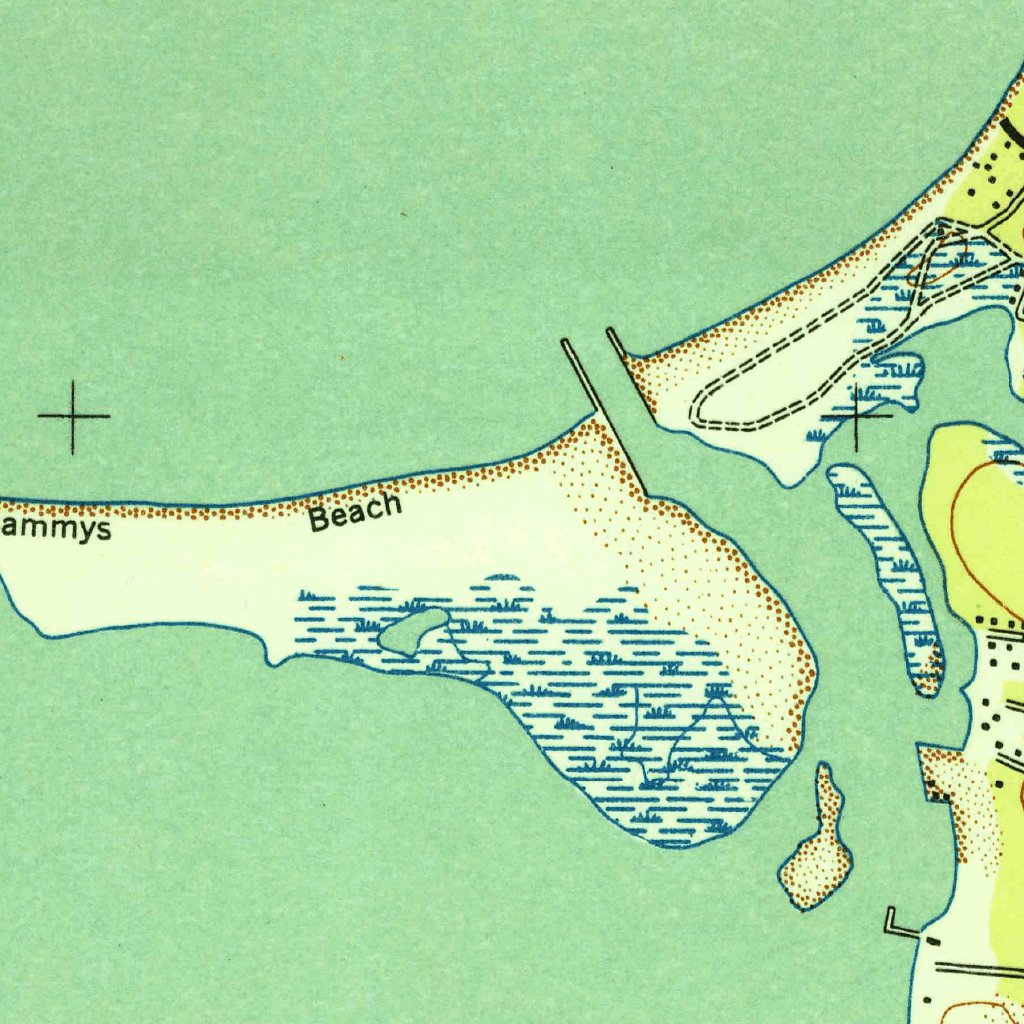 Gardiners Island West, NY (1944, 24000-Scale) Map by United States ...