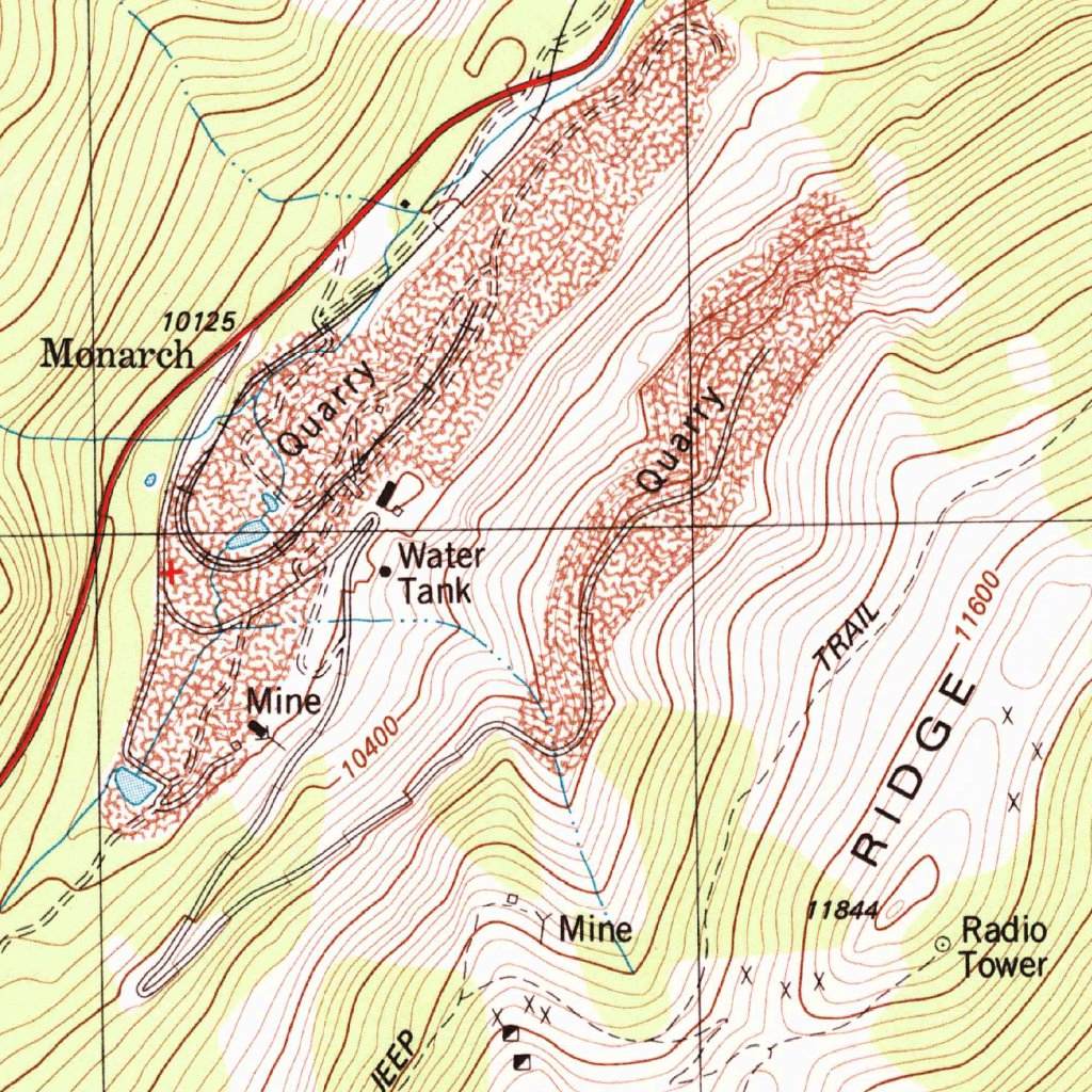 Garfield, CO (1982, 24000-Scale) Map by United States Geological Survey ...
