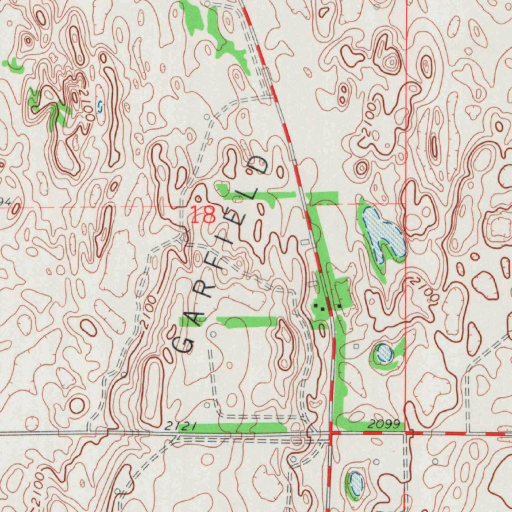 Garfield, KS (1972, 24000-Scale) Map by United States Geological Survey ...