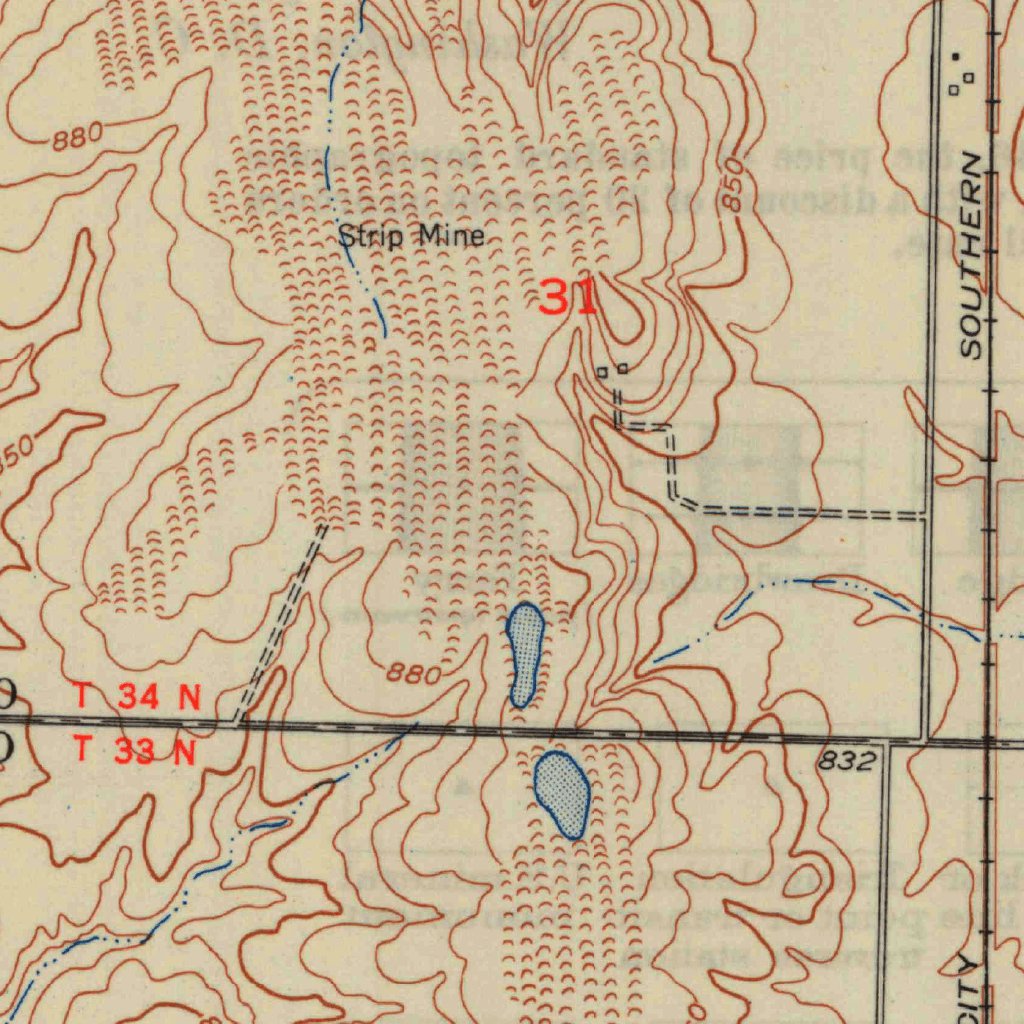 Garland, KS-MO (1949, 24000-Scale) Map by United States Geological ...