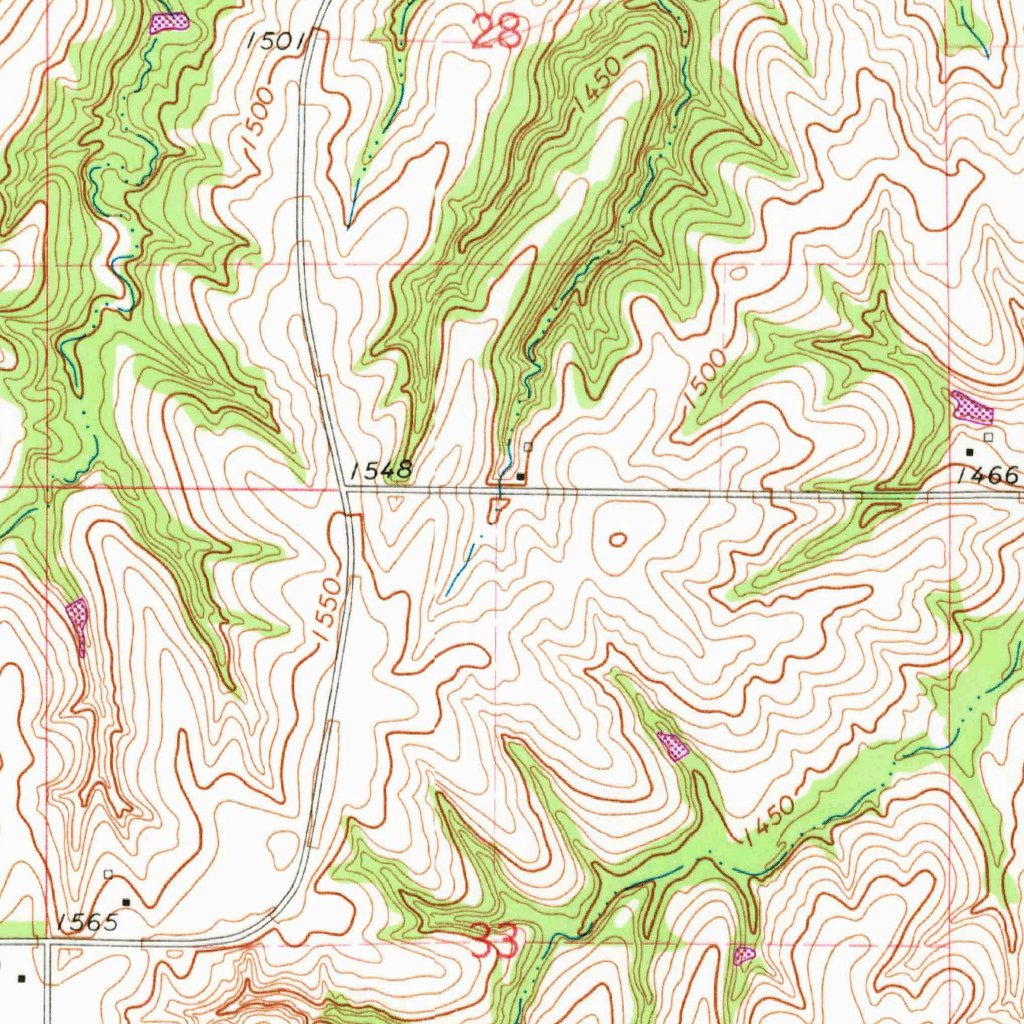 Garland, NE (1964, 24000-Scale) Map by United States Geological Survey ...