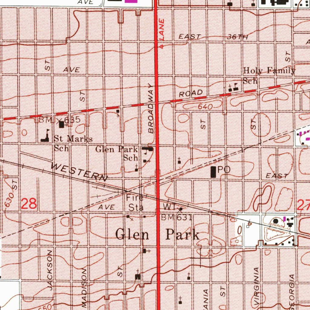 Gary, IN (1968, 24000-Scale) Map by United States Geological Survey ...