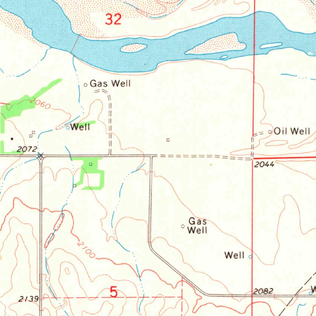 Gate NE, OK (1970, 24000-Scale) Map by United States Geological Survey ...