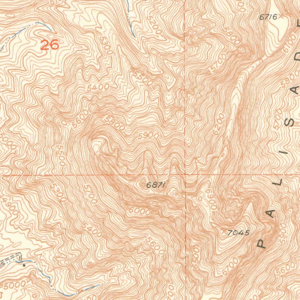 Gateway, CO (1952, 24000-Scale) Map by United States Geological Survey ...