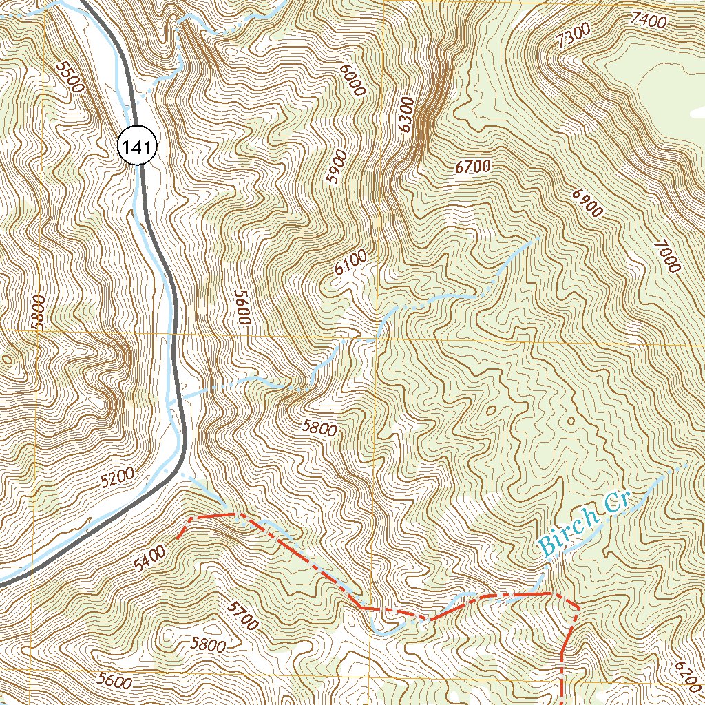 Gateway, CO (2022, 24000-Scale) Map by United States Geological Survey ...
