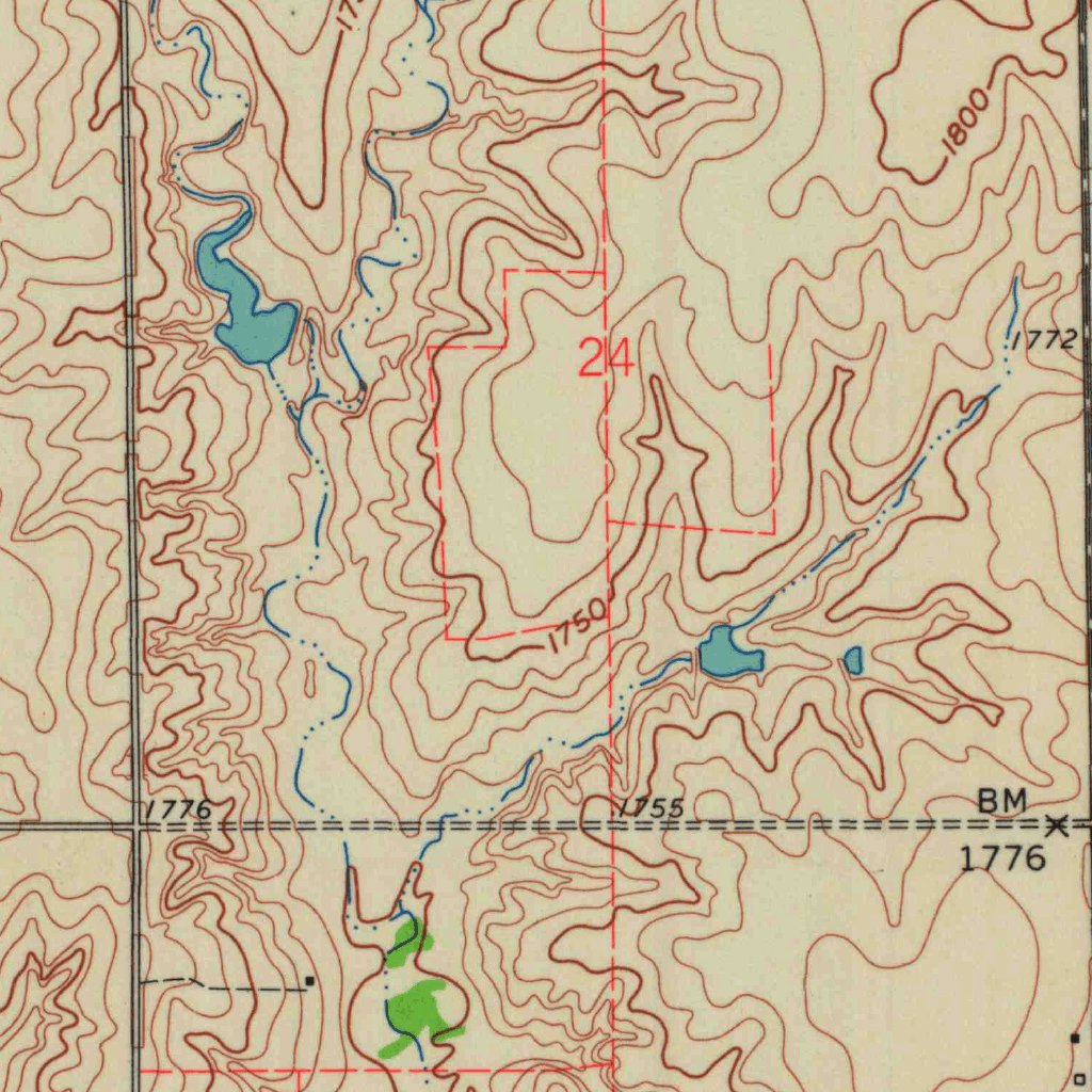 Gaylord SW, KS (1961, 24000-Scale) Map by United States Geological ...