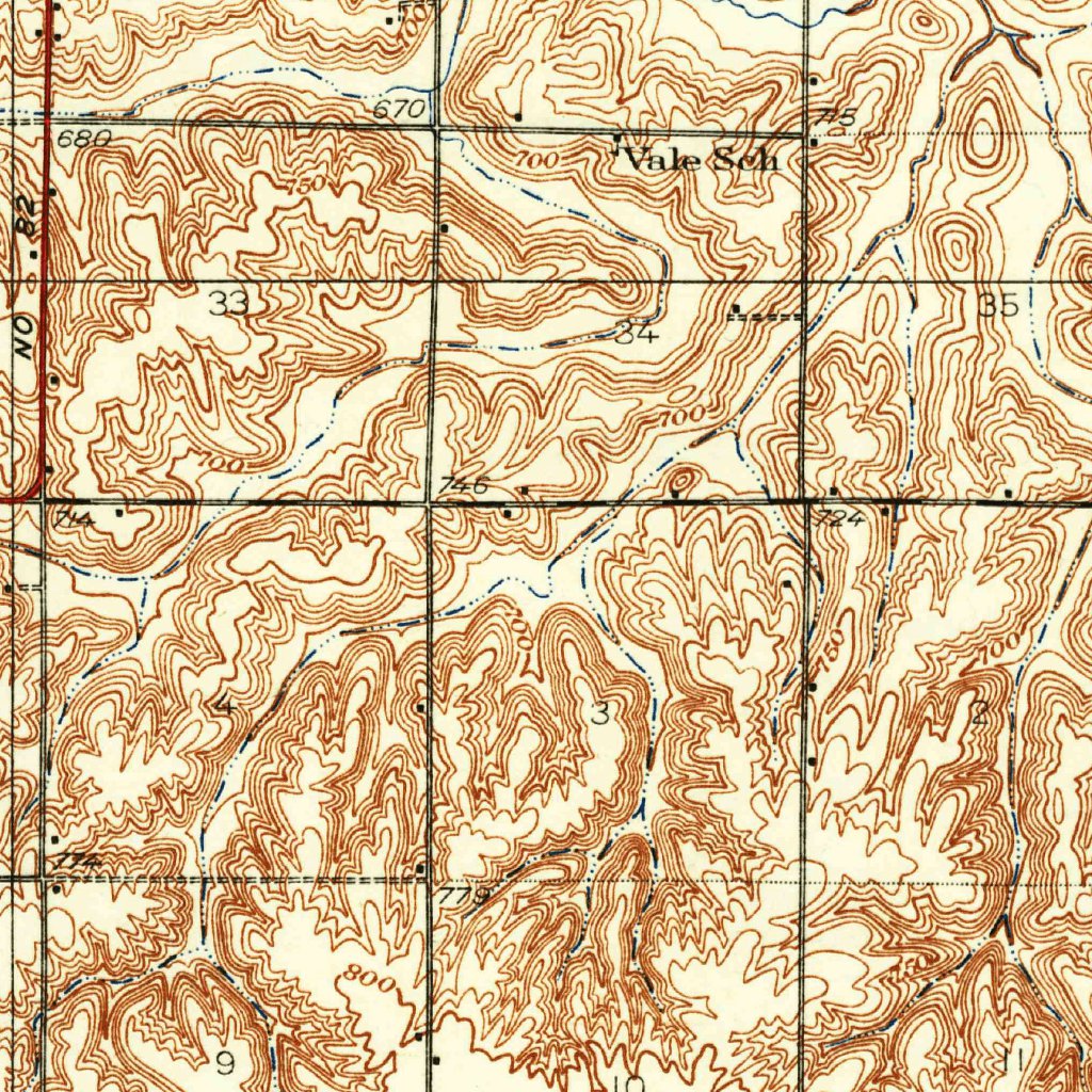 Geneseo, IL (1934, 62500-Scale) Map by United States Geological Survey ...