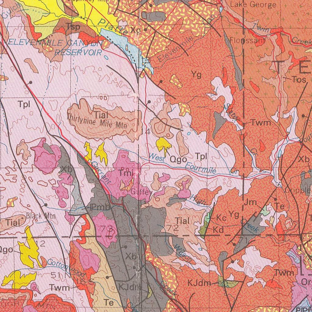 Geologic Map of Colorado by United States Geological Survey | Avenza Maps