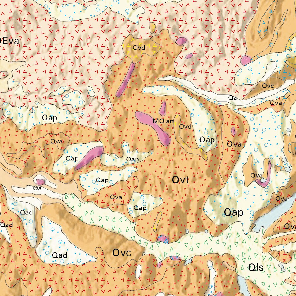 Geological Map of Washington - Southwest quadrant by United States ...