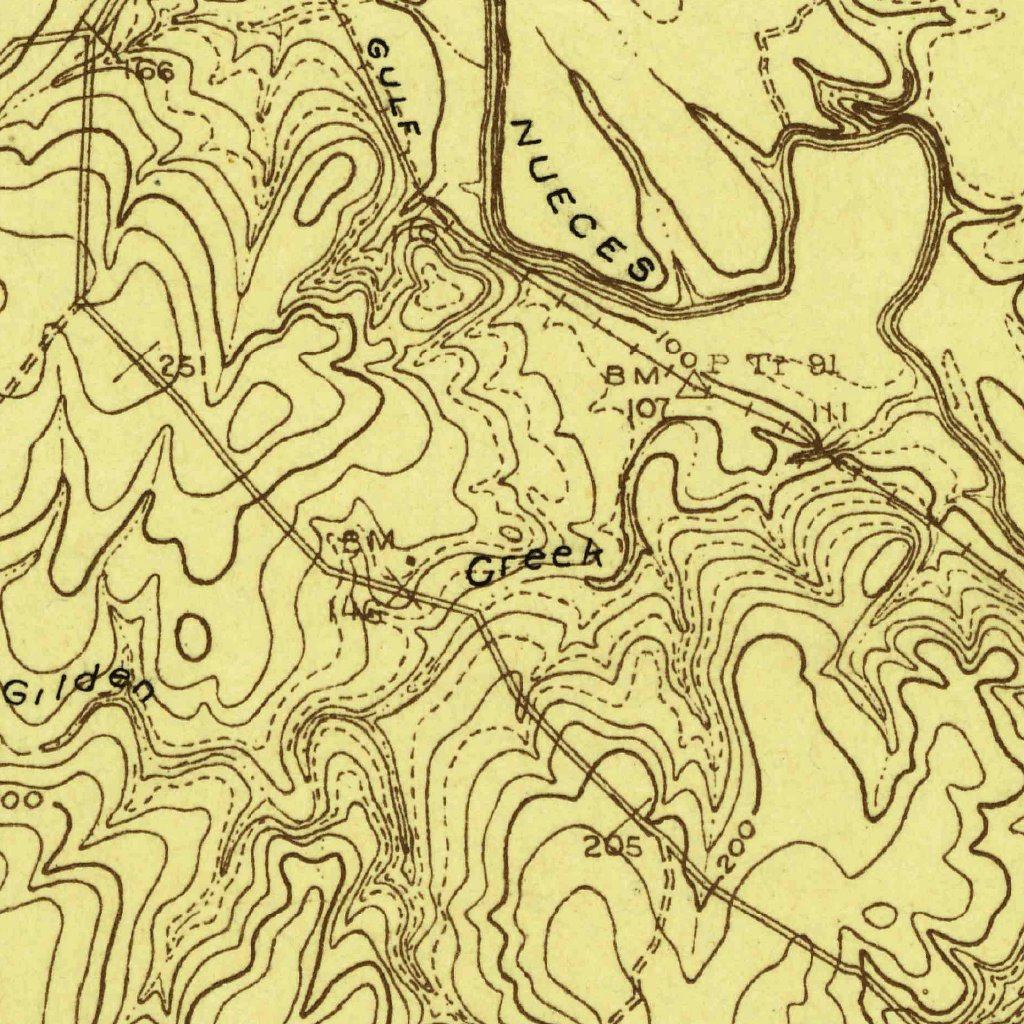 George West, TX (1925, 48000-Scale) Map by United States Geological ...