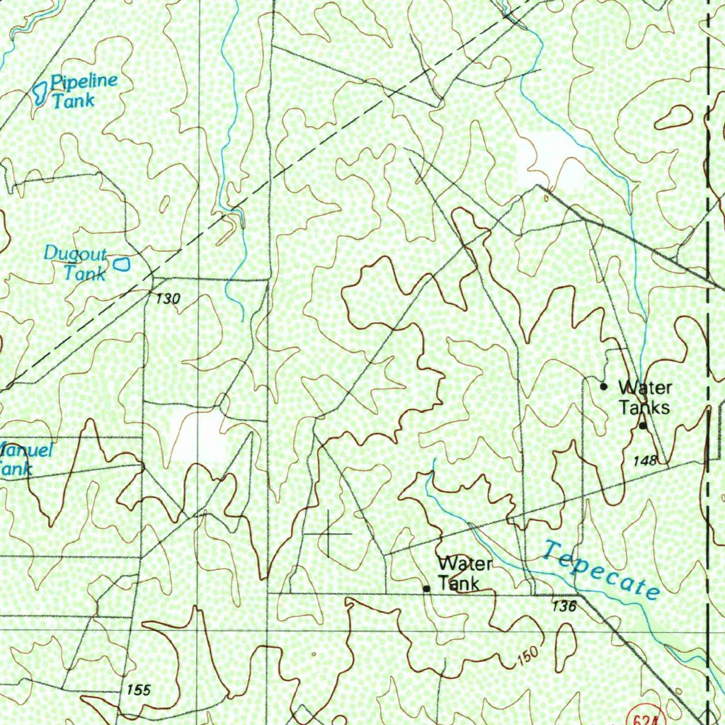 George West, TX (1985, 100000-Scale) Map by United States Geological ...