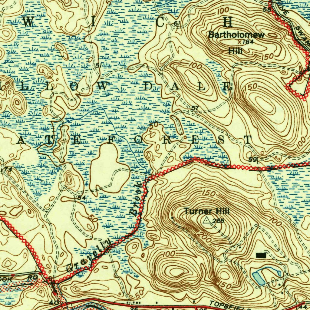 Georgetown, MA (1944, 31680-Scale) Map by United States Geological ...