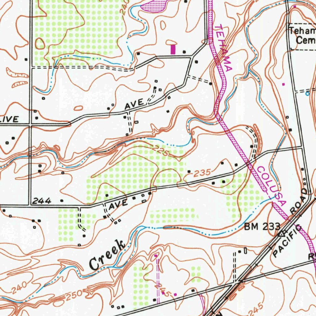 Gerber, CA (1950, 24000-Scale) Map by United States Geological Survey ...