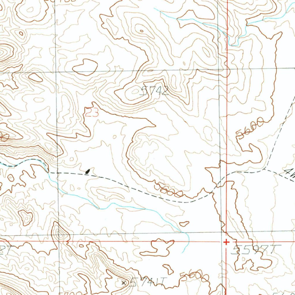 Ghost Dance Ridge, NV (1987, 24000-Scale) Map by United States ...