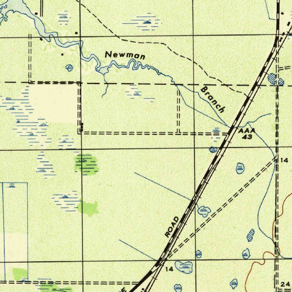 Gibsonton, FL (1945, 31680-Scale) Map by United States Geological ...
