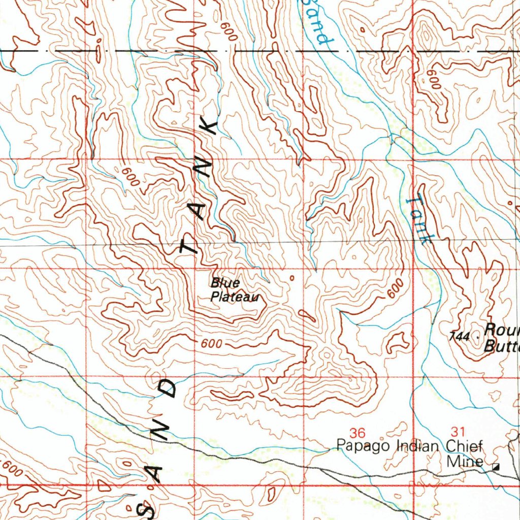 Gila Bend, AZ (1981, 100000-Scale) Map by United States Geological ...