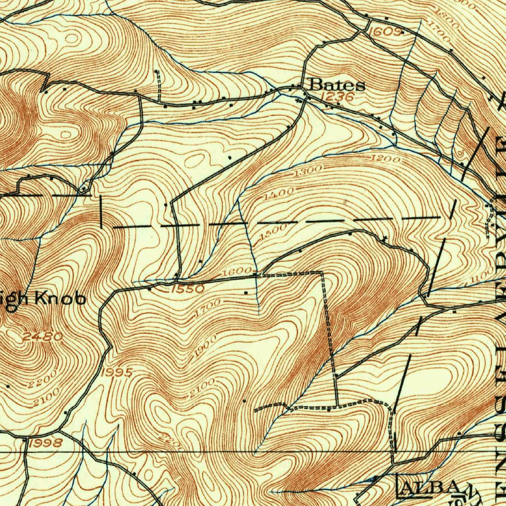 Gilboa, NY (1903, 62500-Scale) Map by United States Geological Survey ...