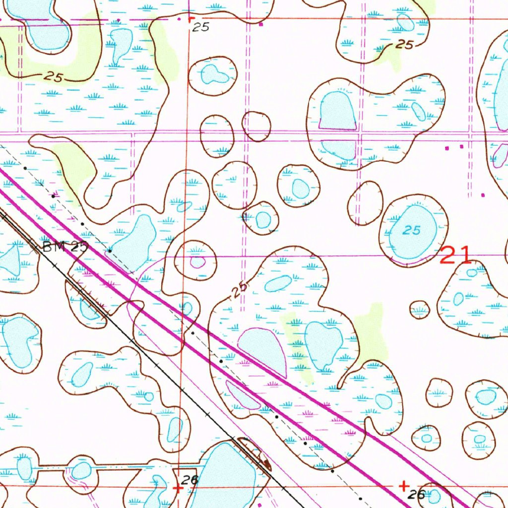 Gilchrist, FL (1957, 24000-Scale) Map by United States Geological ...