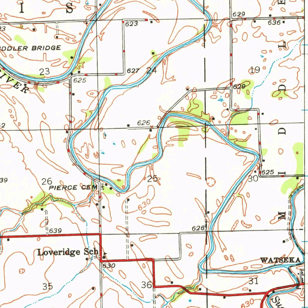 Gilman, IL (1944, 62500-Scale) Map by United States Geological Survey ...