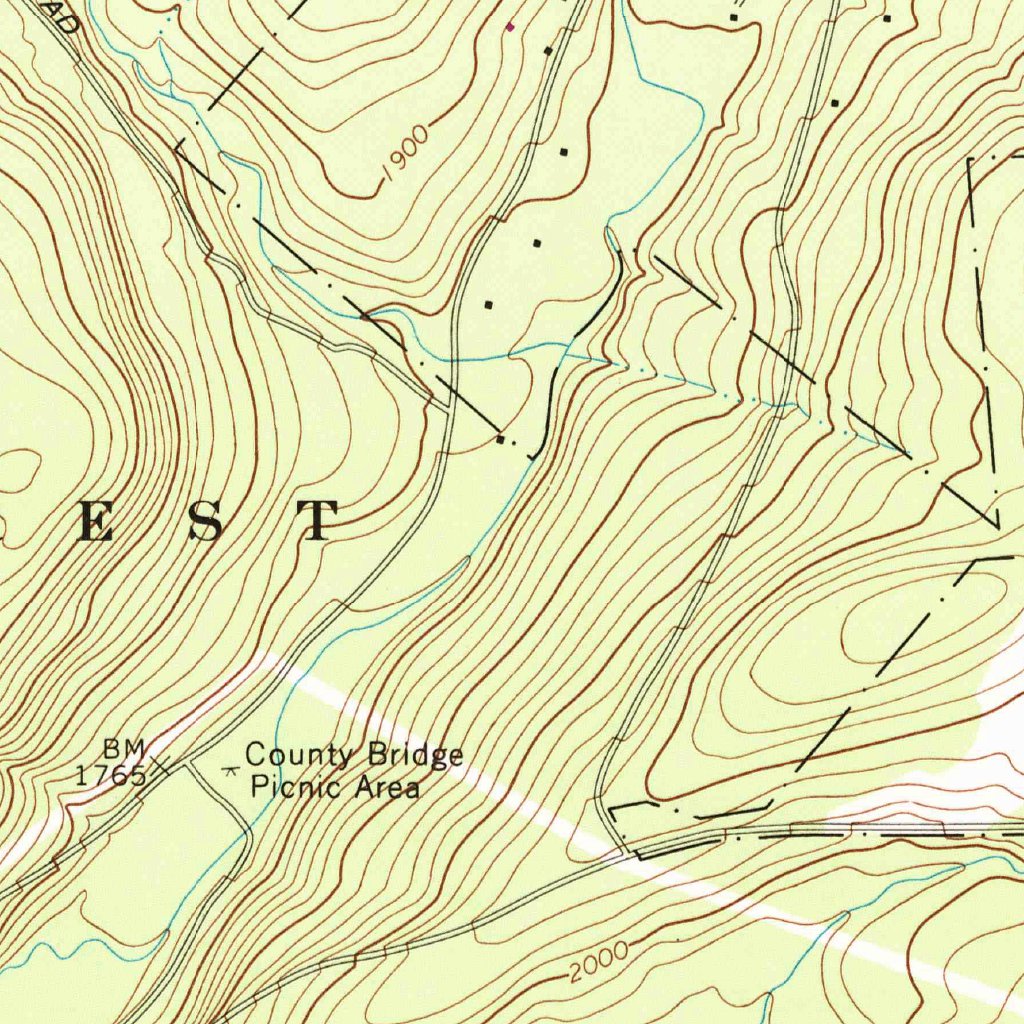 Gleason, PA (1970, 24000-Scale) Map by United States Geological Survey ...