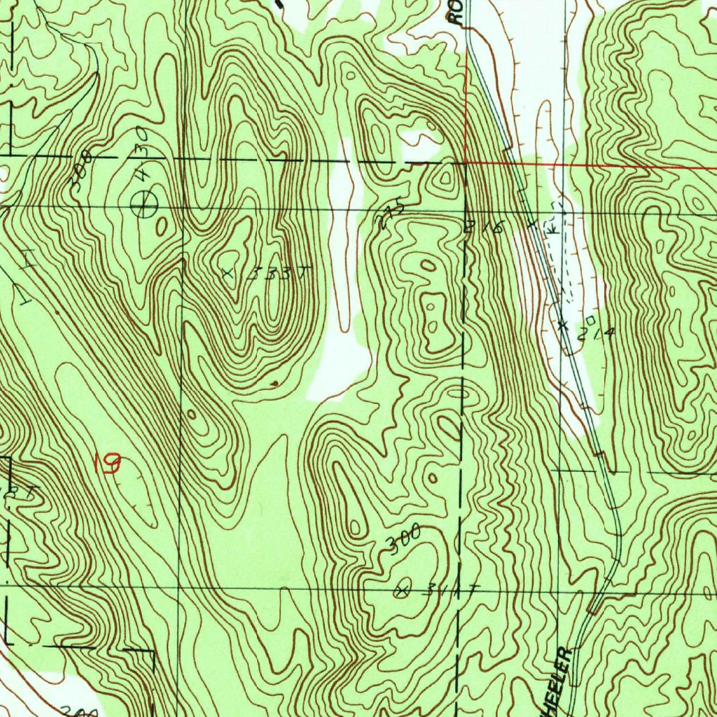 Glen Arbor, MI (1983, 25000-Scale) Map by United States Geological ...