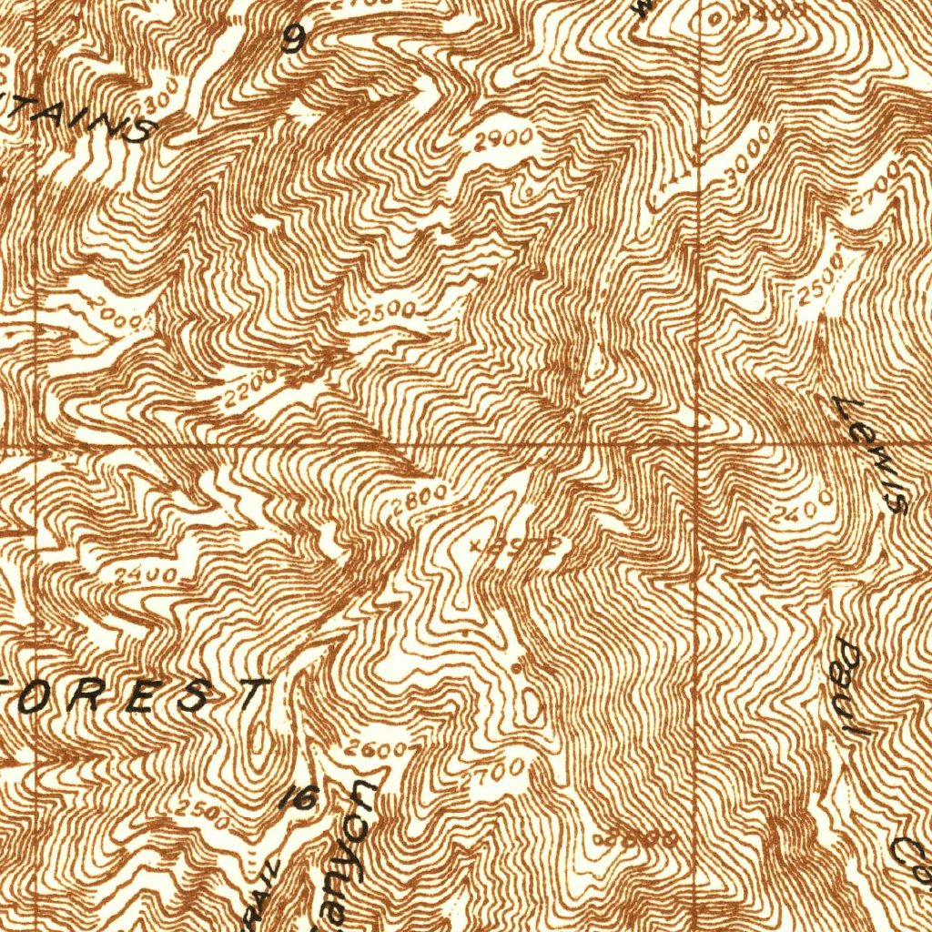 Glendora, CA (1933, 24000-Scale) Map by United States Geological Survey ...