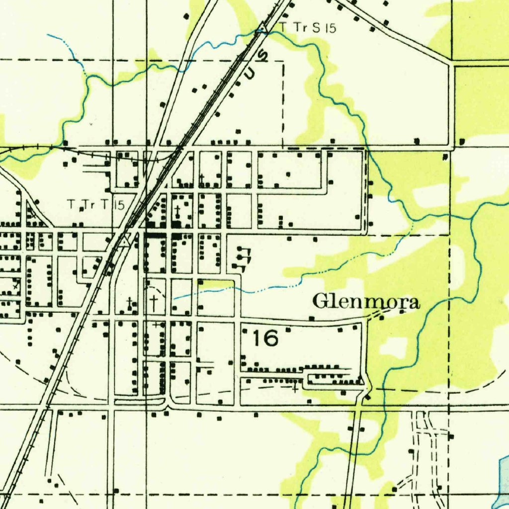 Glenmora, LA (1949, 31680-Scale) Map by United States Geological Survey ...