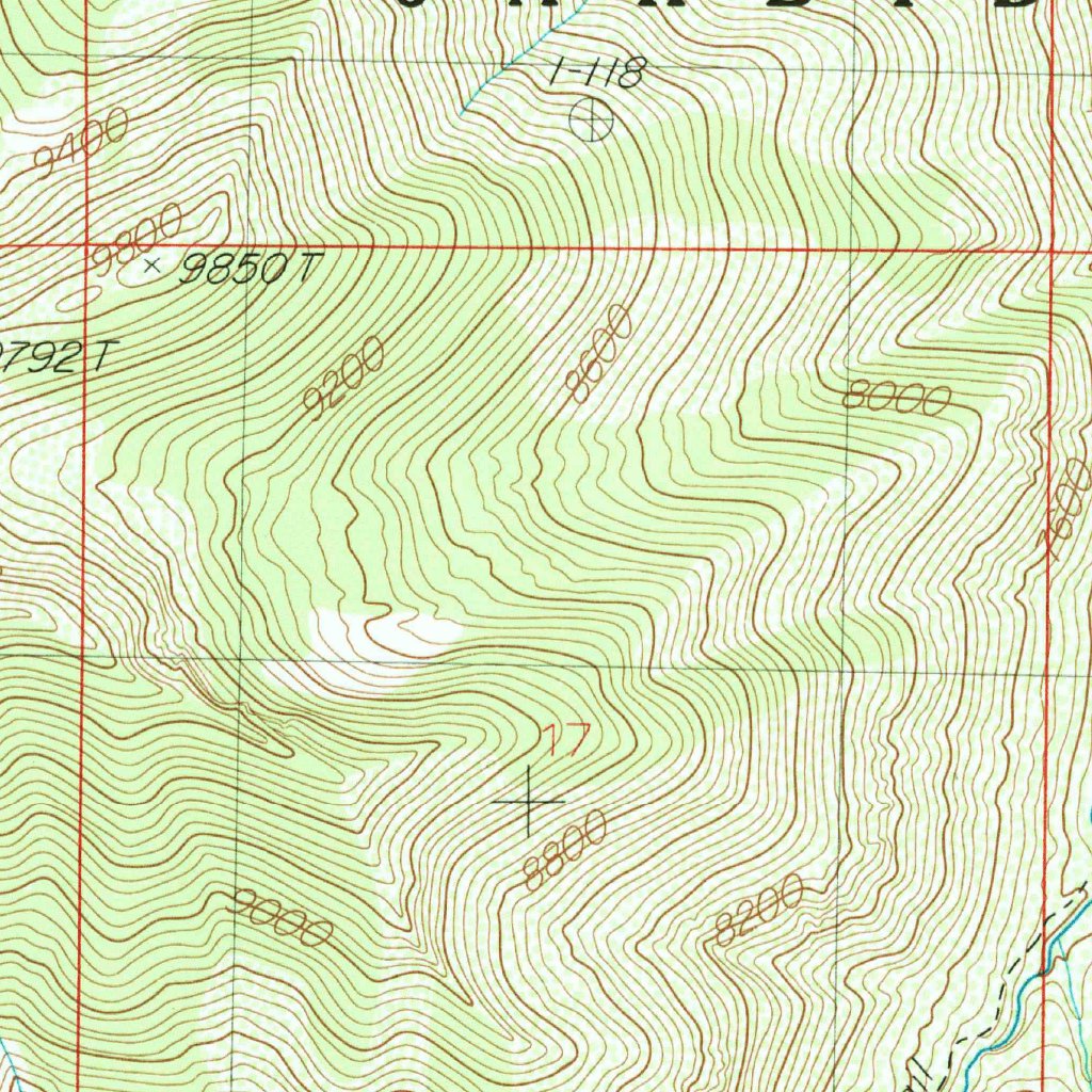 Gods Pocket Peak, NV (1986, 24000-Scale) Map by United States ...