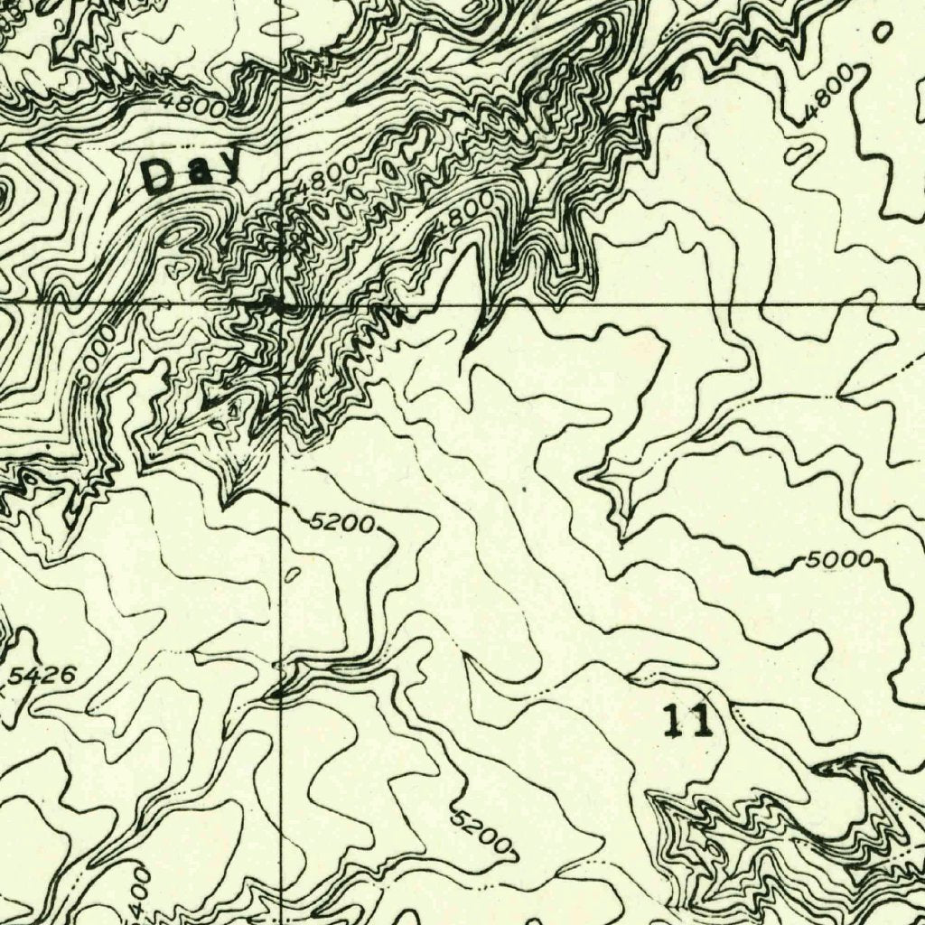Gold Bar Canyon, UT (1952, 24000-Scale) Map by United States Geological ...