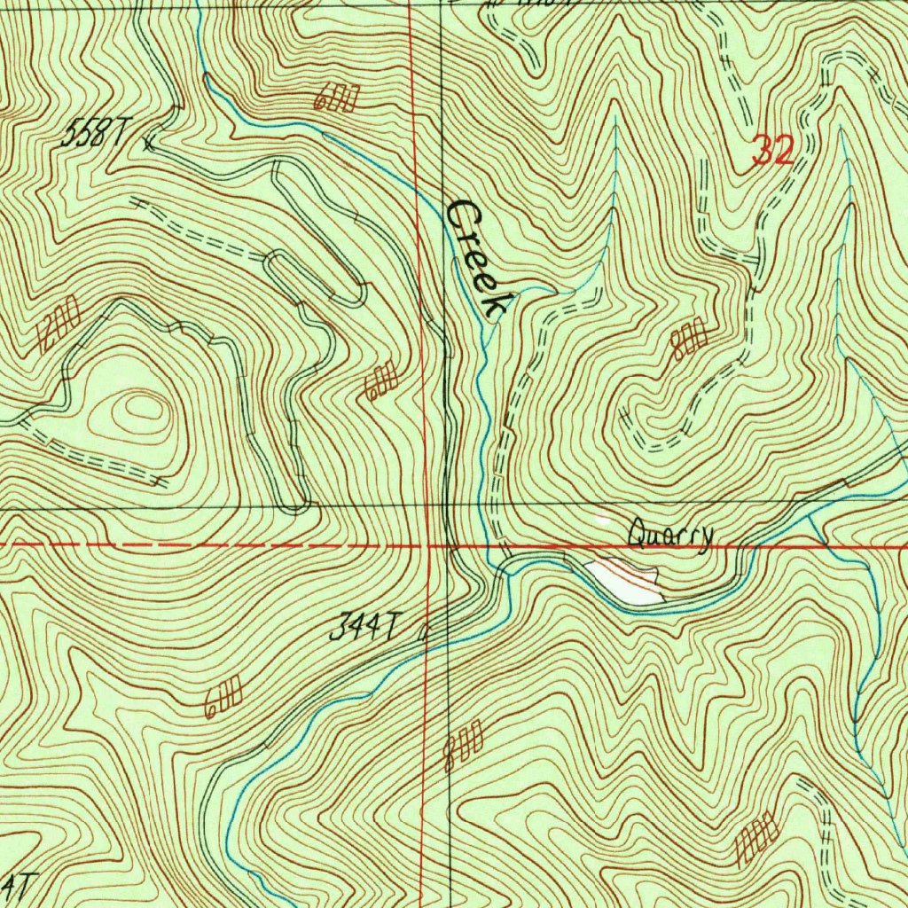 Golden Falls, OR (1990, 24000-Scale) Map by United States Geological ...