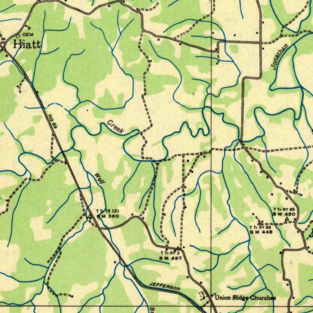 Golden Pond, KY (1936, 48000-Scale) Map by United States Geological ...
