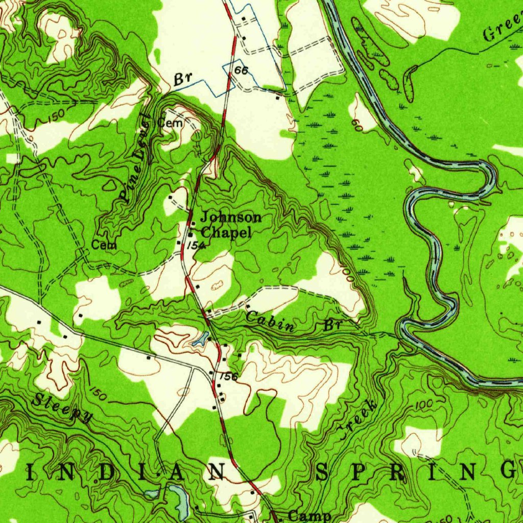 Goldsboro, NC (1957, 62500-Scale) Map by United States Geological ...