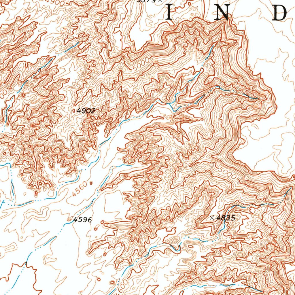 Goldtooth, AZ (1969, 24000-Scale) Map by United States Geological ...