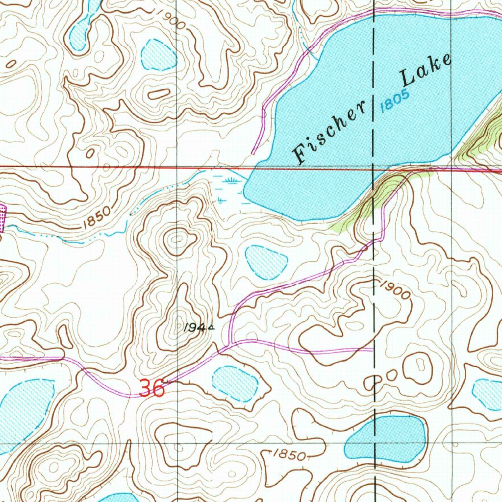 Goldwin SW, ND (1958, 24000-Scale) Map by United States Geological ...
