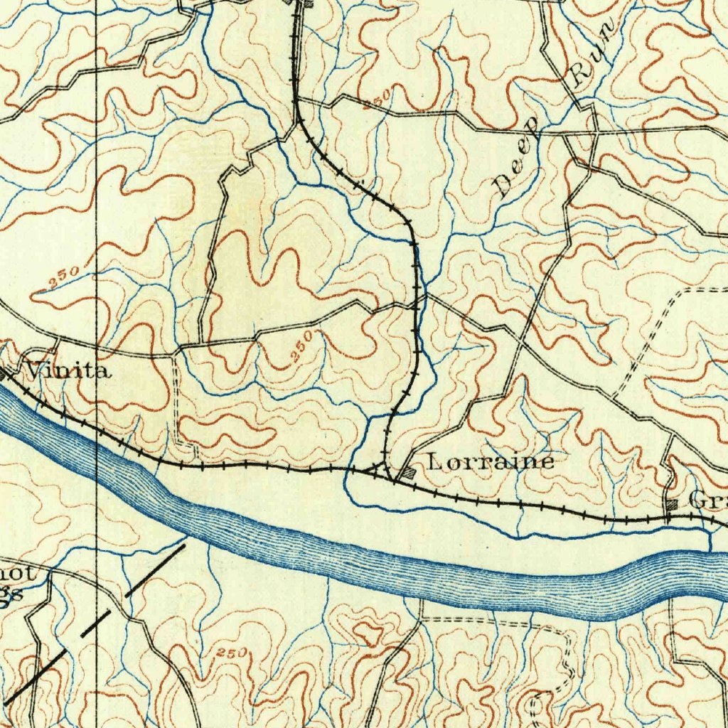 Goochland, VA (1890, 125000-Scale) Map by United States Geological ...