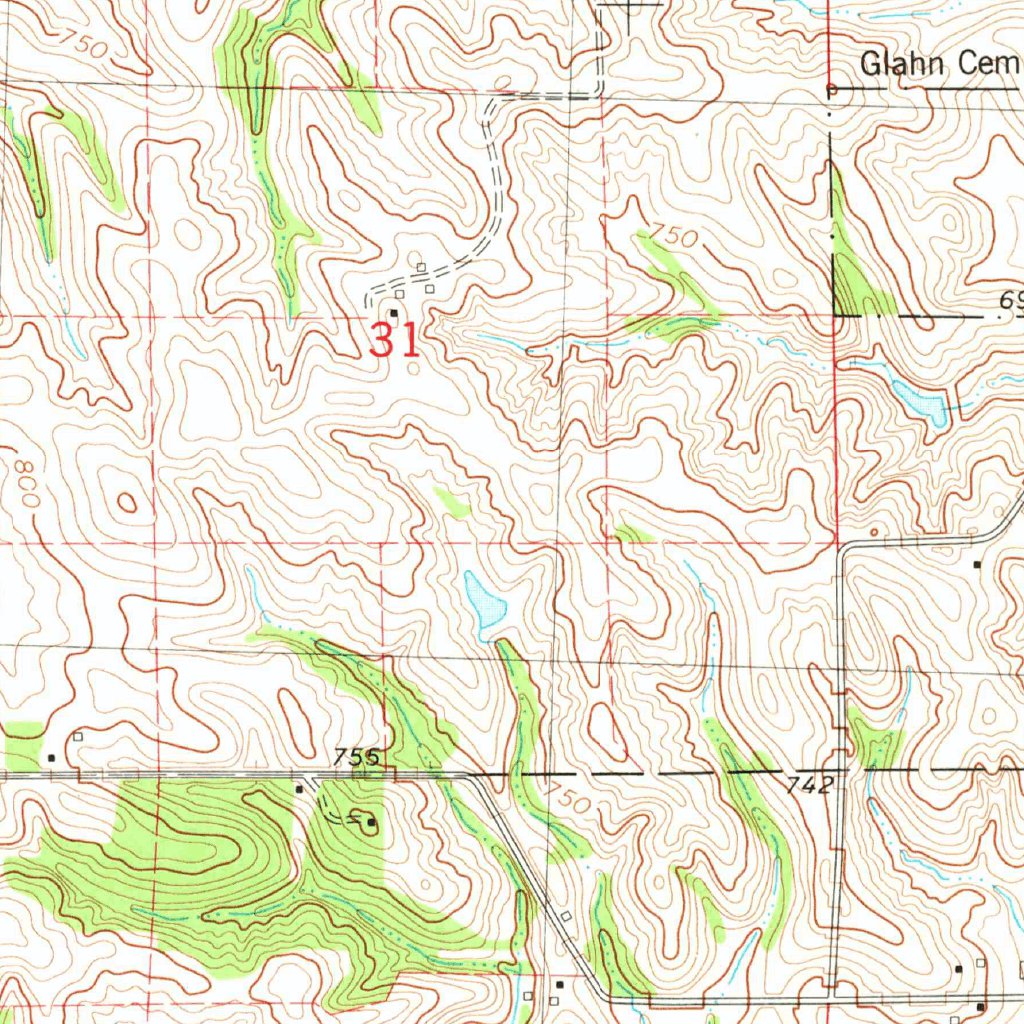 Goose Lake, IA (1980, 24000-Scale) Map by United States Geological ...