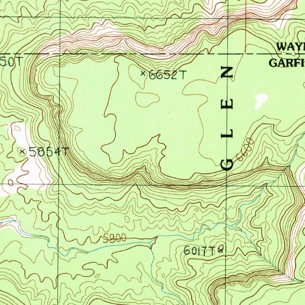Gordon Flats, UT (1988, 24000-Scale) Map by United States Geological ...