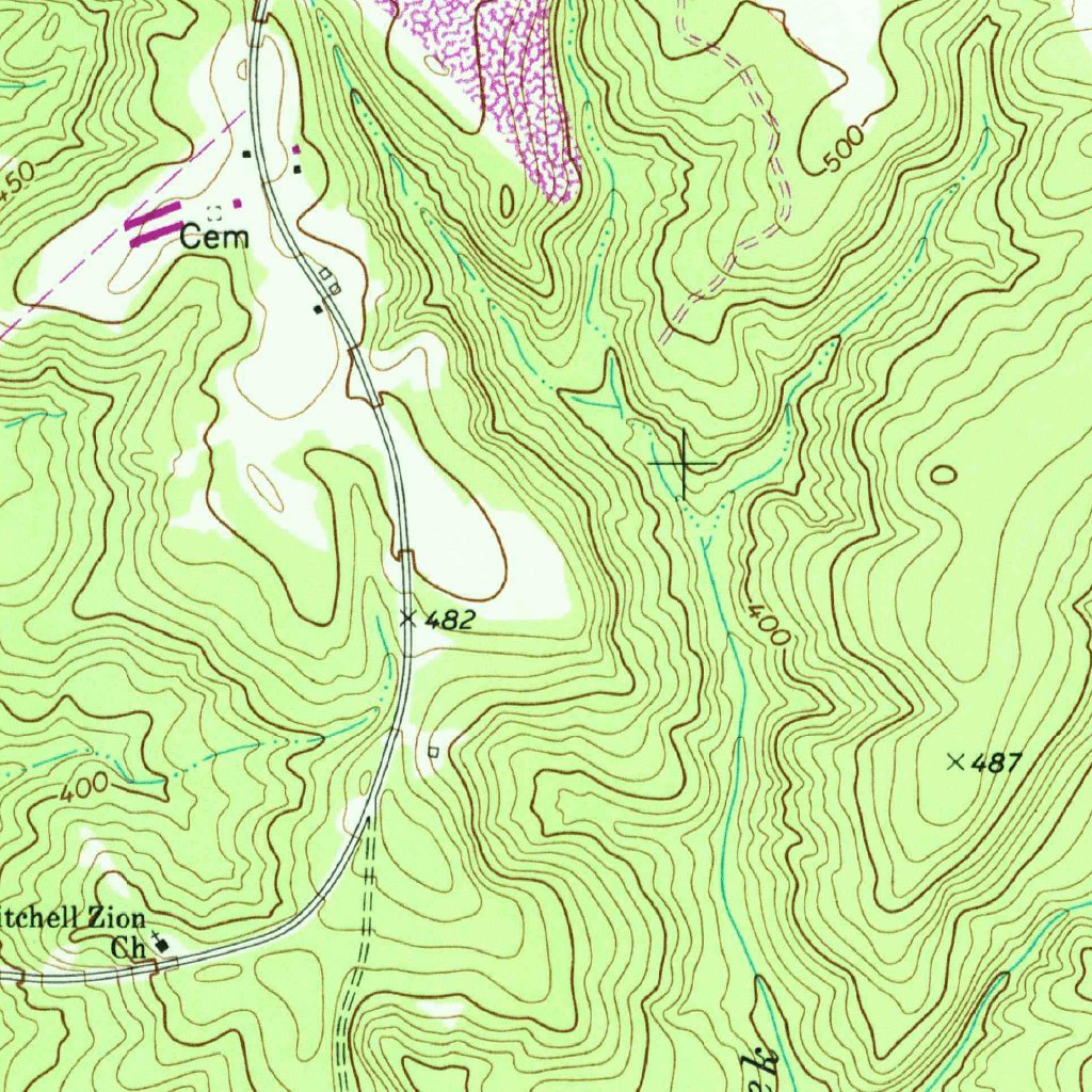 Gordon, GA (1973, 24000-Scale) Map by United States Geological Survey ...