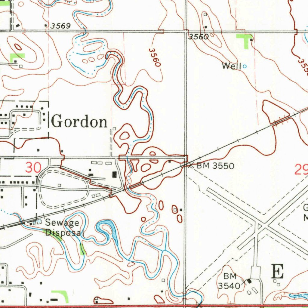 Gordon, NE (1969, 24000-Scale) Map by United States Geological Survey ...
