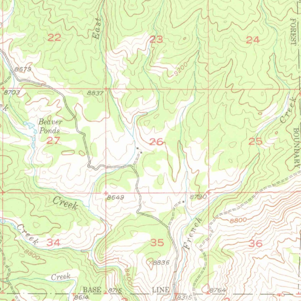 Gore Pass, CO (1956, 62500-Scale) Map by United States Geological ...