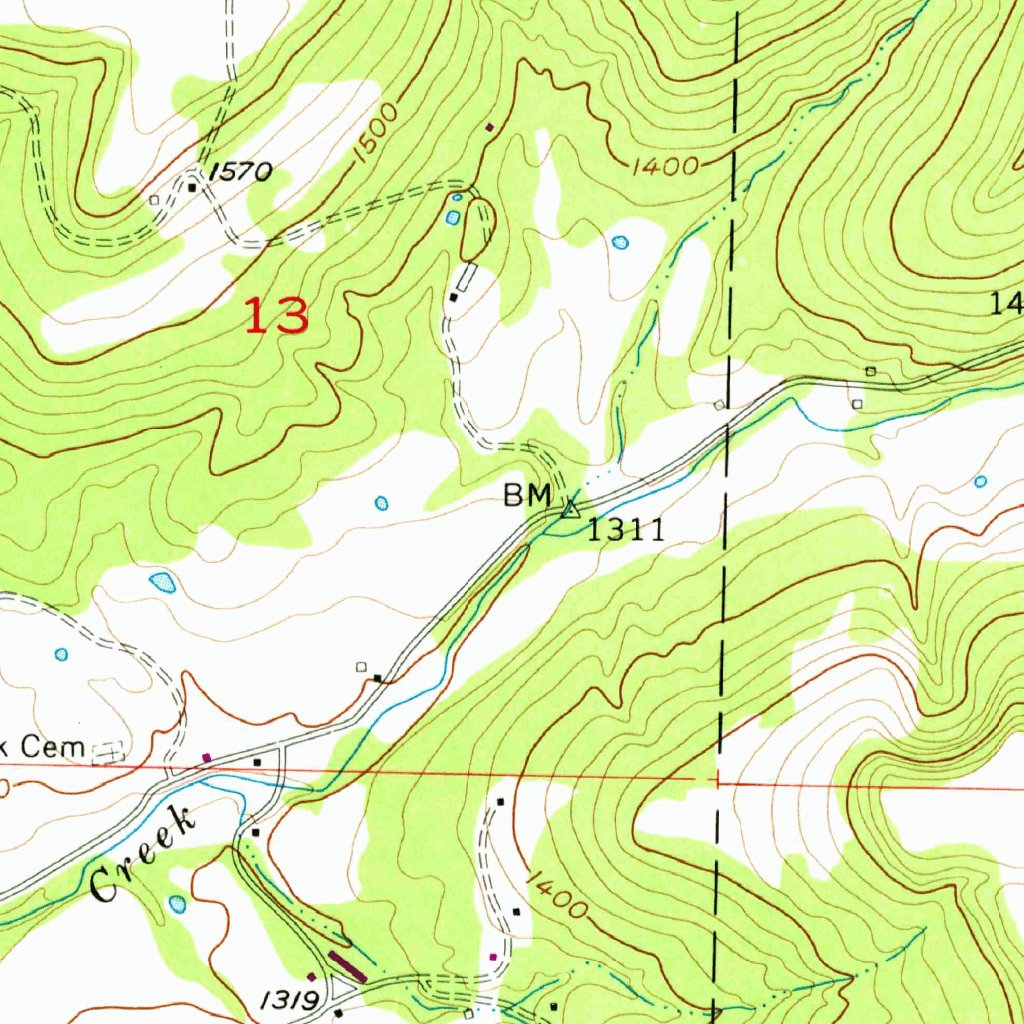 Goshen, AR (1958, 24000-Scale) Map by United States Geological Survey ...