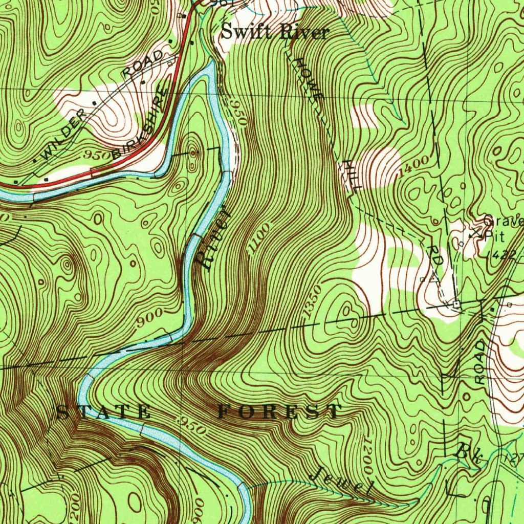 Goshen, MA (1972, 25000-Scale) Map by United States Geological Survey ...