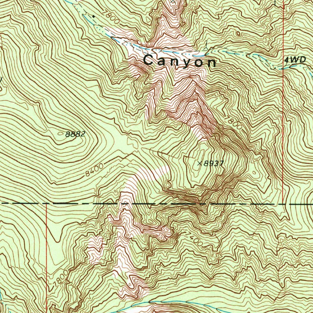 Goshute Canyon, UT (1972, 24000-Scale) Map by United States Geological ...