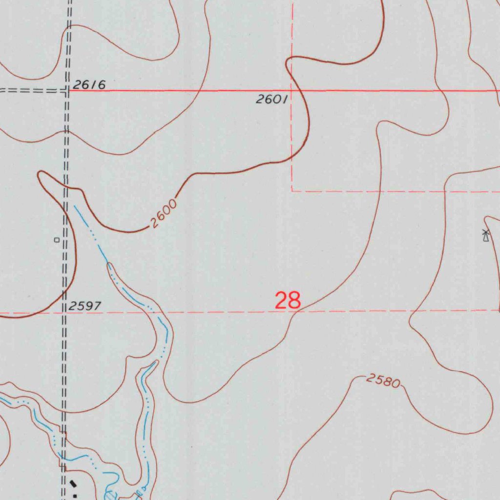 Gove SW, KS (1974, 24000-Scale) Map by United States Geological Survey ...