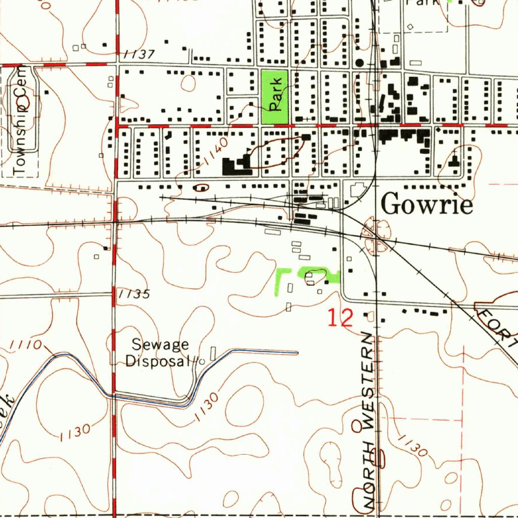 Gowrie, IA (1965, 24000-Scale) Map by United States Geological Survey ...