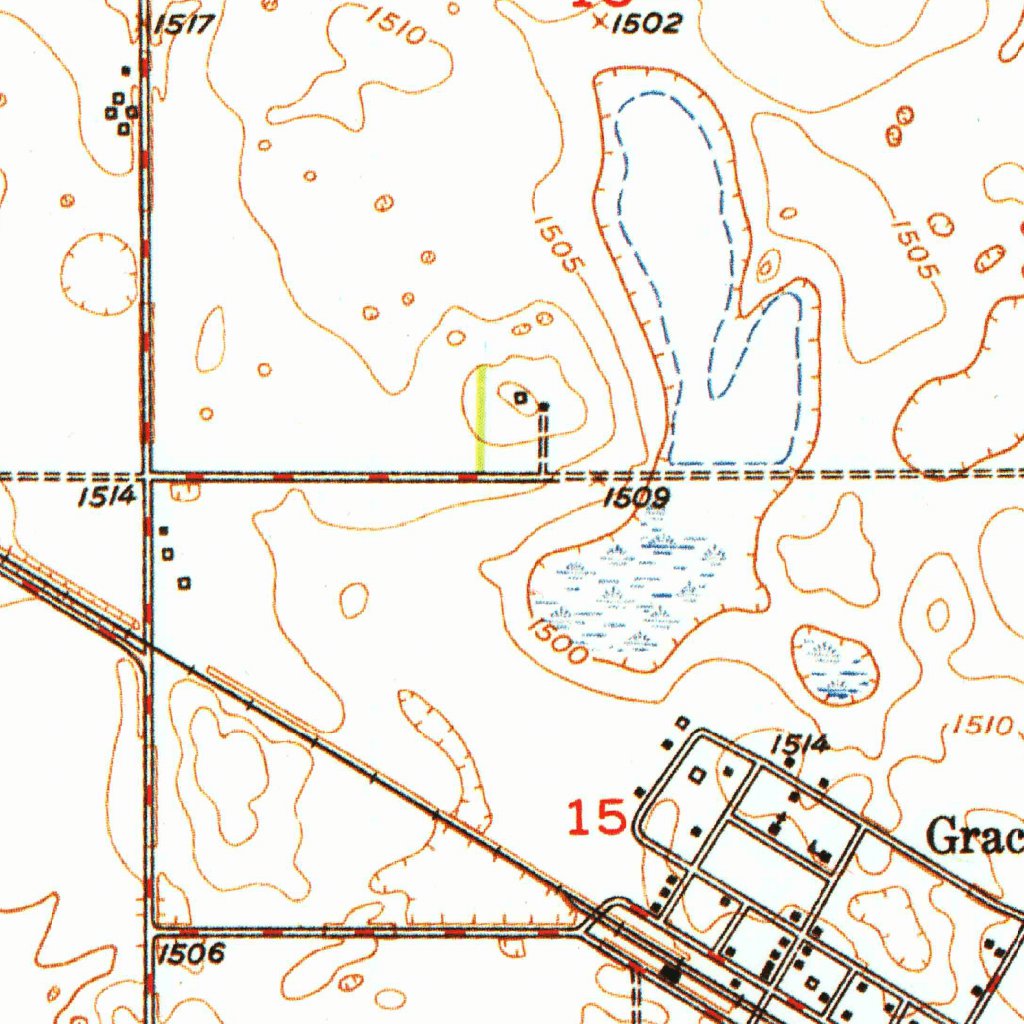 Grace City, ND (1949, 24000-Scale) Map by United States Geological ...