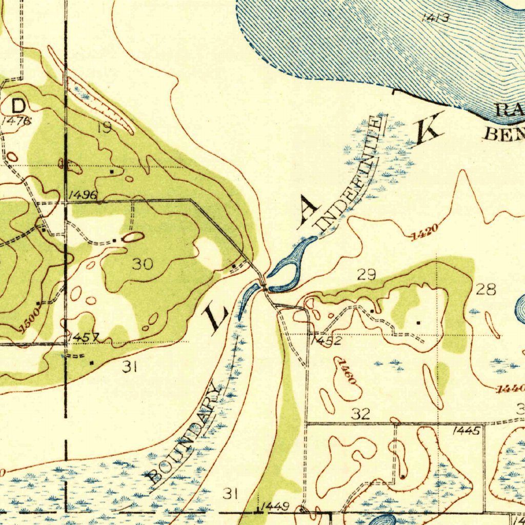 Graham Island, ND (1932, 62500-Scale) Map by United States Geological ...