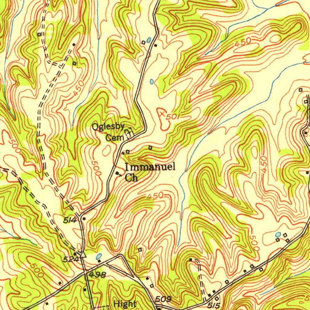 Graham, KY (1953, 24000-Scale) Map by United States Geological Survey ...