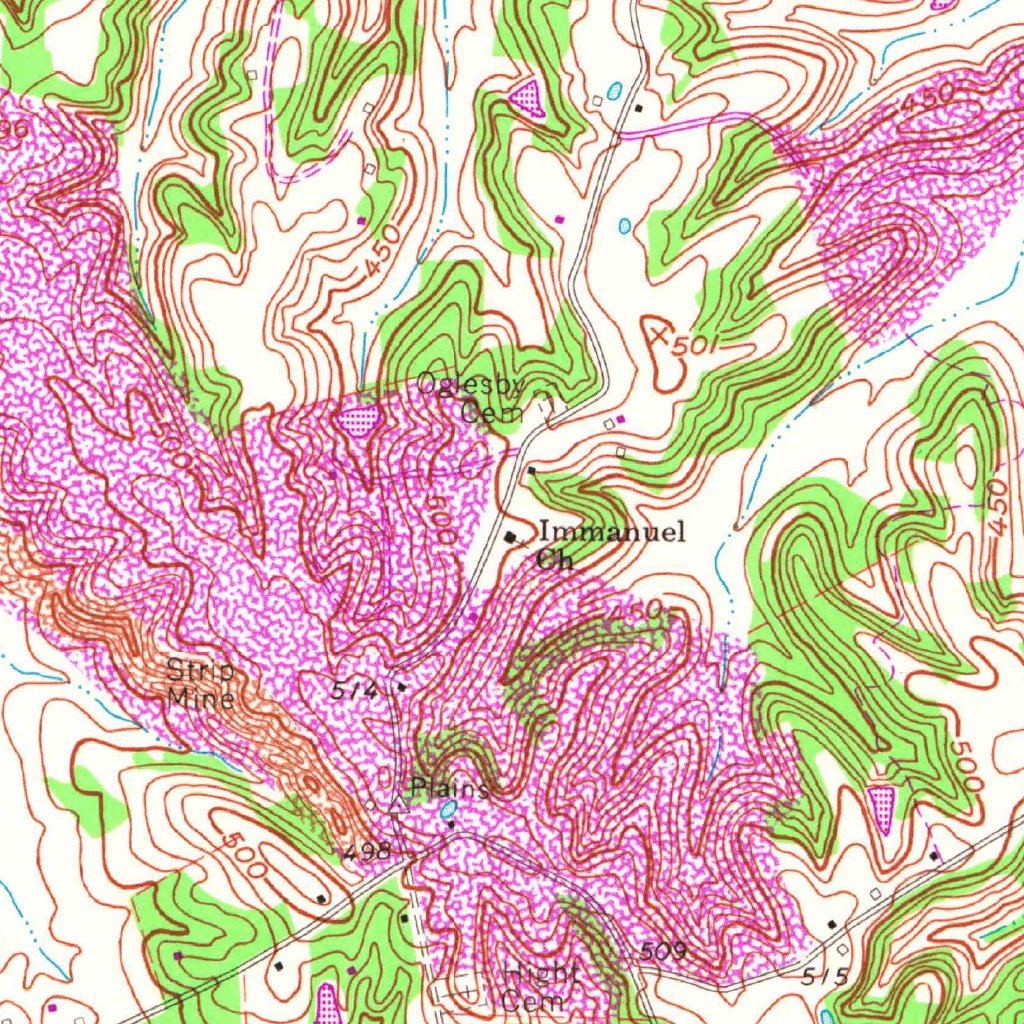 Graham, KY (1963, 24000-Scale) Map by United States Geological Survey ...